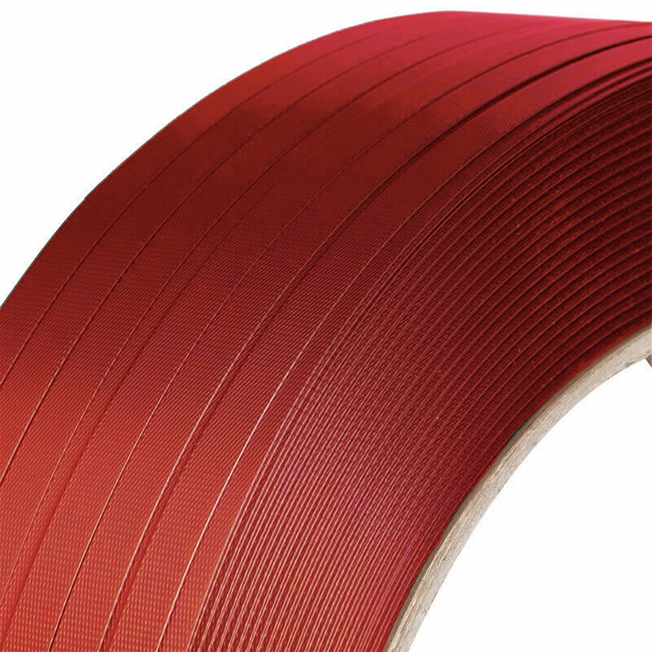 12 mm x 0,70 mm 1750 Metre Kırmızı Polyester Çember Şeridi | Teknopak Satış